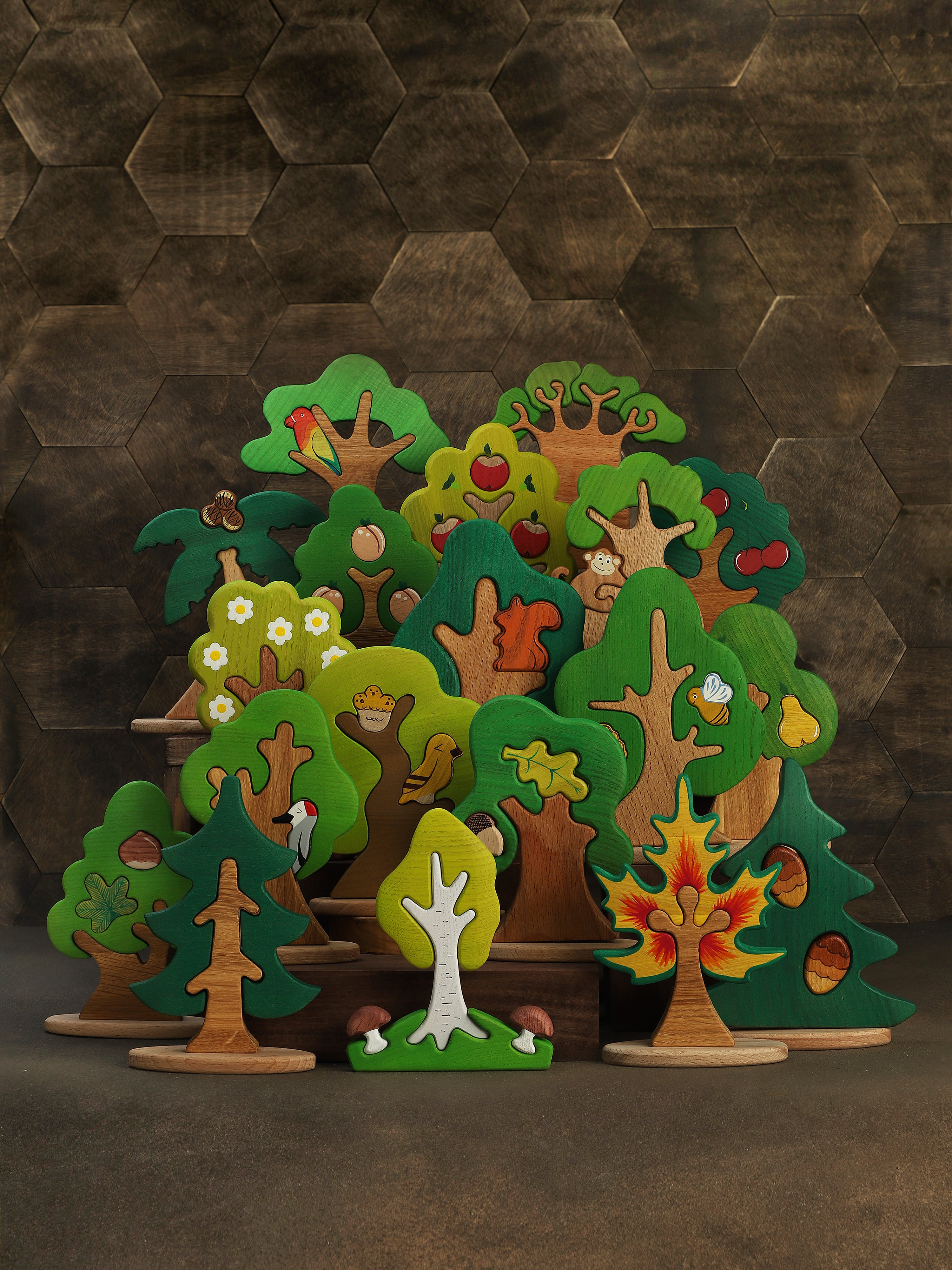 Trees – Wooden Caterpillar Toys
